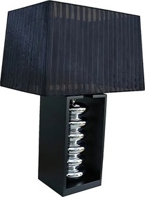Designová stolní lampa Kamaria 55 cm černá