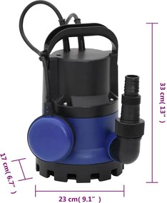 Elektrické zahradní ponorné čerpadlo na znečištěnou vodu 400 W 140942