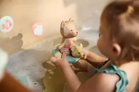 JOLLEIN Medvídek do koupele / Hračka do vody / odnímatelný plavací kru