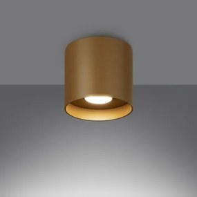 Stropní svítidlo SOLLUX MIKA zlaté GU10 1x10W bez žárovky SL.1283