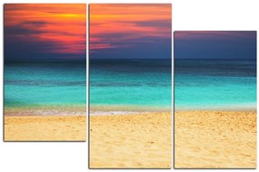 Obraz na plátně - Moře při západu slunce 143D (150x100 cm)