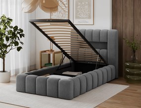 Postel Lamica 90x200 + Kovový rám/plynový výtah/kontejner