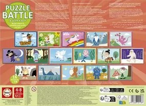 EDUCA Puzzle bitva Fantazie / 16x9 dílků / od 4 let