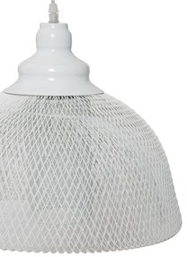 Bílé závěsné svítidlo Mauro Ferretti Nimon II, 37X28 cm