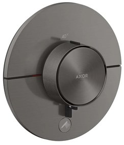 Axor ShowerSelect ID - Termostatická sprchová baterie pod omítku, HighFlow, kartáčovaný černý chrom 36776340