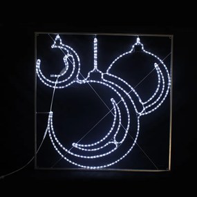 Vánoční venkovní LED dekorace Ozdoby na sloup