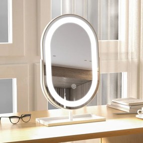 Ireda Stolní LED Zrcadlo s dotykovým ovládáním, 30x45cm