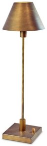 Stolní rustikální lampa CHARLOTTE, 1xE14, 40W, zlatá Plx CHARLOTTE 312389