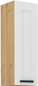 Kuchyňská skříňka LUNA 30 G-90 1F korpus: dub artisan, barva dvířek: bílá