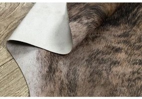 Dywany Luszczow Kobercová umělá hovězí kůže, kráva G5072-1 hnědá kůže Rozměr koberce: 155 x 195 cm