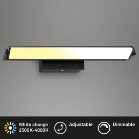 Brilo - LED Stmívatelné nástěnné svítidlo LED/18W/230V 2700-4000K černá