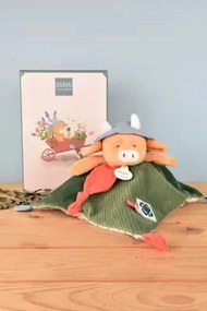 Doudou Dárková sada Plyšový muchláček kravička Aneth 27 cm / od 0 měsí