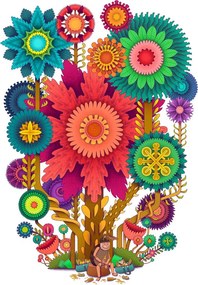 Dávid Soboň | Flowers of Evil Rám: Černý, Velikost: 30 x 20 cm