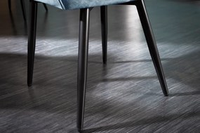 Designová židle  Garold petrolejový samet