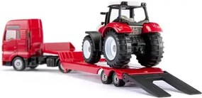 SIKU Auto tahač MAN s traktorem Steyr 1764 / Model 1:87 / Kov + plast