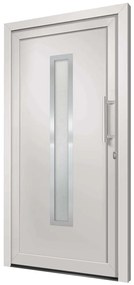 Vchodové dveře bílé 98 x 190 cm,  279230