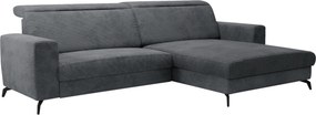 XXXLutz ROHOVÁ SEDAČKA, textil, šedá Sit & More - Sedací soupravy - 000144000202