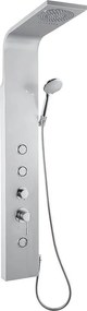 Aqualine Aqualine, TUSA sprchový panel s baterií, 1400 mm, hliník, SL680