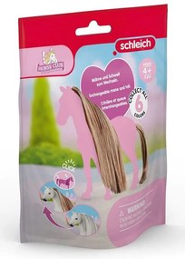 Schleich 42653 horse club hnědozlatavé doplňky na ocas a hřívu