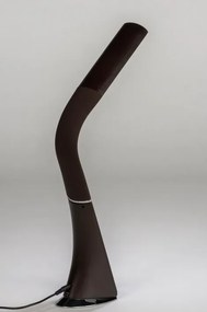 Stolní designová LED lampa Tyax Brown