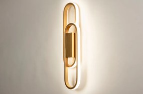 Nástěnné designové LED svítidlo na schodiště Aret Duo Gold