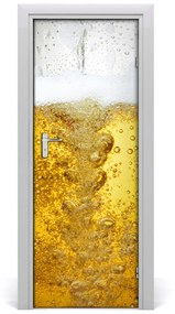 Fototapeta na dveře do domu samolepící pivo 85x205 cm