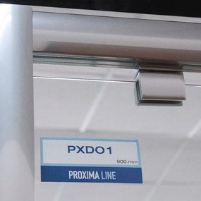 Sprchové dveře jednokřídlé pro instalaci do niky PXDO1N 2000 mm 1072–1122 810 Satinato O Brillant PXDO1N/1100 525-1100000-00-15