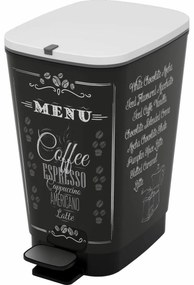 Koš na odpad Chic Bin L - Coffee Menu, 50L