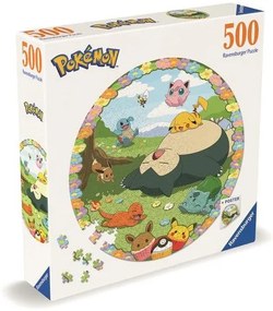 Puzzle ravensburger 120011316 kruhové puzzle: roztomilí pokémoni