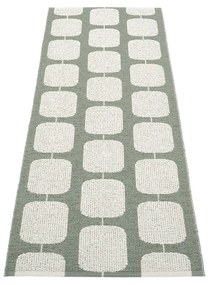 Oboustranný vinylový koberec Pappelina STEN Army/Fossil Grey velikost: 70x200cm