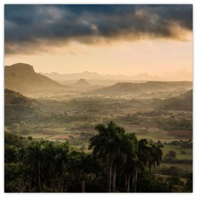 Obraz - Kubánské vrcholky (30x30 cm)
