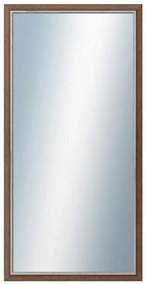 DANTIK - Zarámované zrcadlo - rozměr s rámem cca 50x100 cm z lišty TAIGA hnědá (3107)