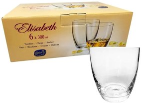 Crystalex sklenice na whisky Elisabeth 300 ml 6KS