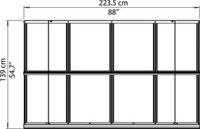 Palram - Canopia Herald 2230 - vchodová stříška