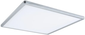 Paulmann 71009 Atria Shine, matně chromové stropní svítidlo s korónou, 22W LED 4000K tříkrokové stmívání, 42x42cm