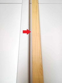 Bílá jednolůžková postel bez roštu 90x200 cm Nikki - II. jakost – WOOOD