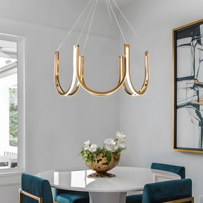 Toolight Závěsné LED osvětlení Modern D11 APP1749-CP zlaté