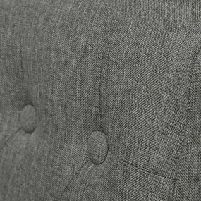Jídelní židle 2 ks světle šedé textil 242222
