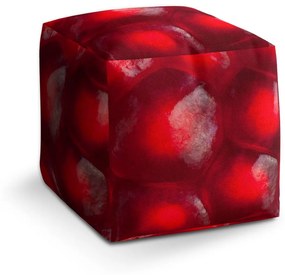 Sablio Taburet Cube Granátové jablko: 40x40x40 cm