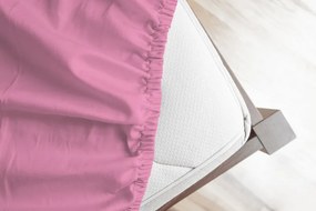 Matějovský napínací prostěradlo jersey Světle růžové na matraci: 140 x 200 cm