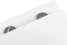 Rea Eddy, závěsná záchodová mísa Tornado Rimless 525x360x360 mm se sedátkem, REA-C6560
