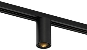Moderní černé bodové světlo pro 1-fázový kolejnicový systém GU10 50mm - Iconic Ruby Honey