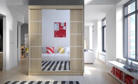 Posuvná skříň s zrcadlem NORDIC 150