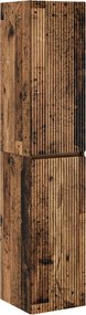 Sada koupelnového nábytku 5 ks Staré dřevo 33 x 34,5 x 160 cm 3406021