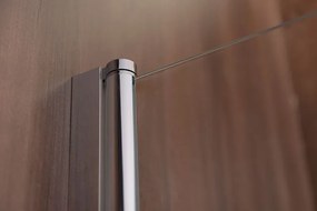 Aqualine Aqualine, VILMA vanová zástěna 600x1400 mm, chrom, čiré sklo, AQ6014