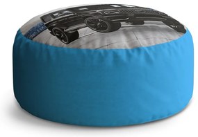 Taburet Circle AMG auto, modrá