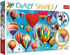 Trefl - Puzzle - Crazy Shapes Barevné balony / 600 dílků / 68 x 48 cm
