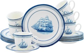 XXXLutz KÁVOVÁ SOUPRAVA Segelschiff blau 18dílné Creatable - Online Only nádobí - 007768068901