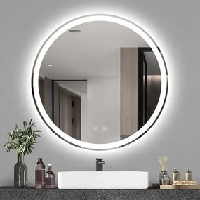 Dotykové Nástěnné zrcadlo s LED osvětlením Bas 58,5 cm