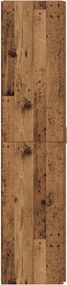 Vysoký bufet Staré dřevo 70 x 42,5 x 185 cm 3365591